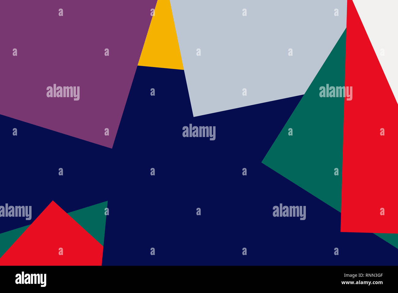 colourful shapes - geometric design Stock Photo - Alamy