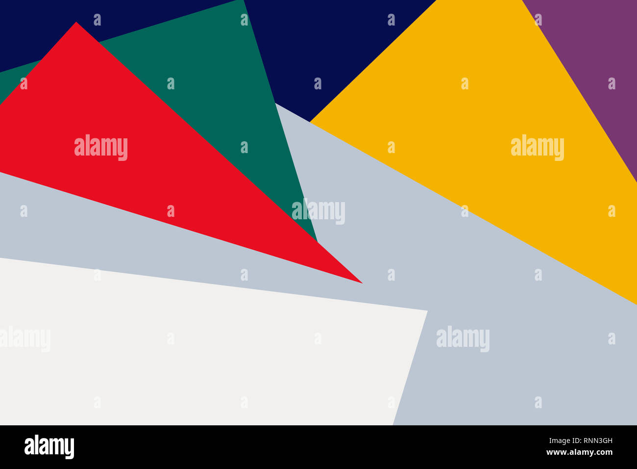 colourful shapes - geometric design Stock Photo - Alamy