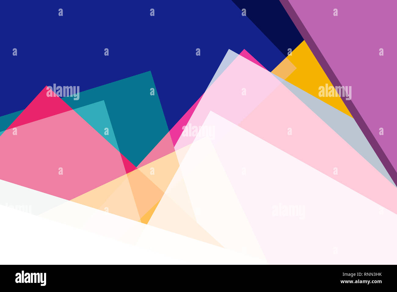 colourful shapes - geometric design Stock Photo - Alamy