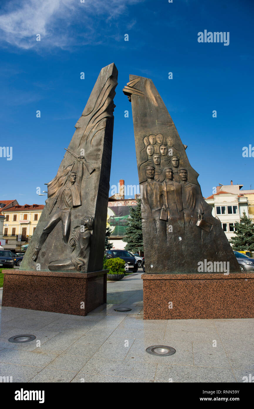 War monument, Bitola, Macedonia Stock Photo - Alamy