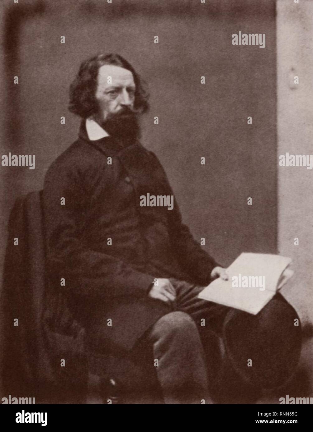 Carrol, Lewis - Alfred, Lord Tennyson (1809-1892 Stock Photo - Alamy