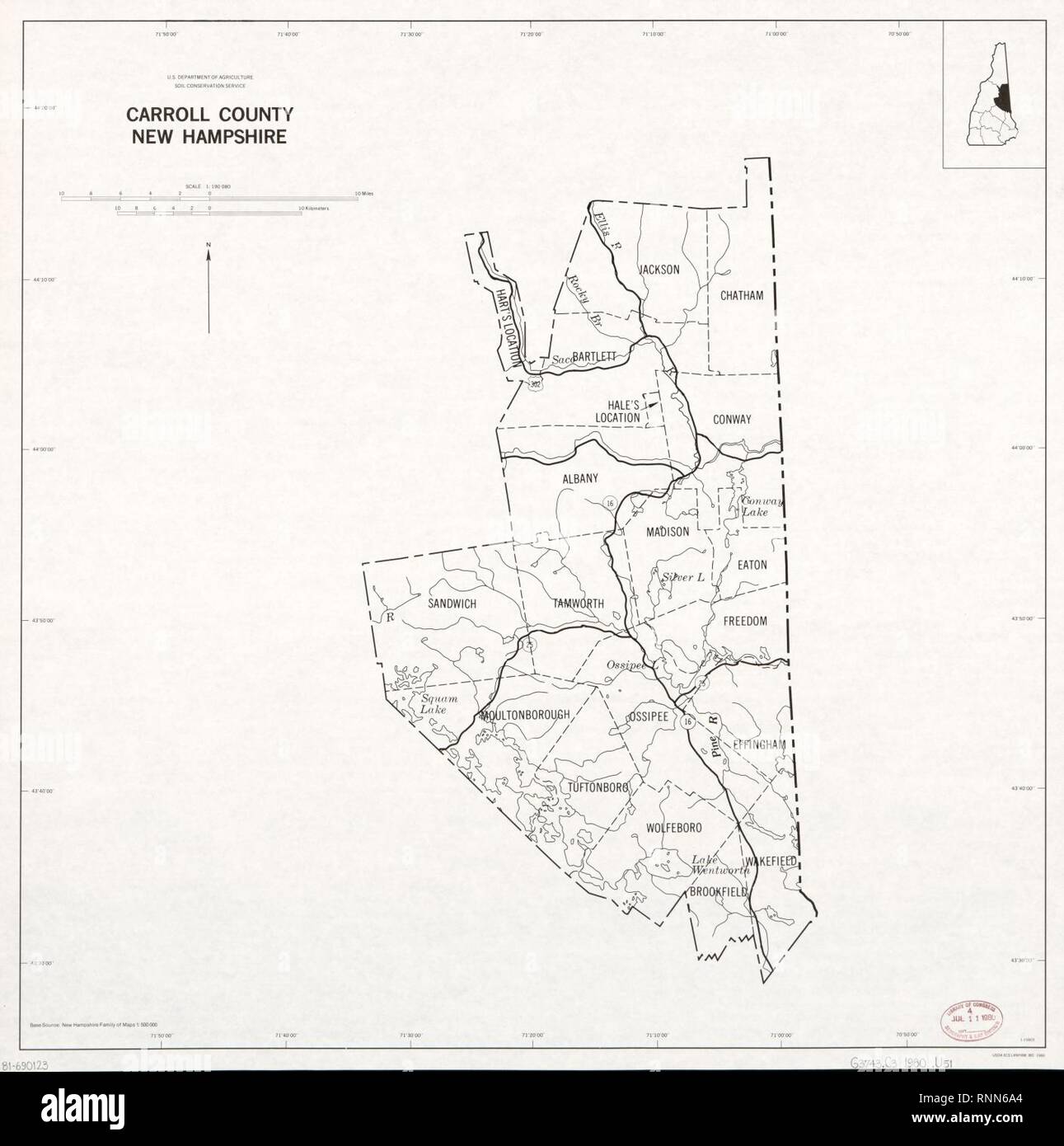 Carroll new hampshire hi-res stock photography and images - Alamy