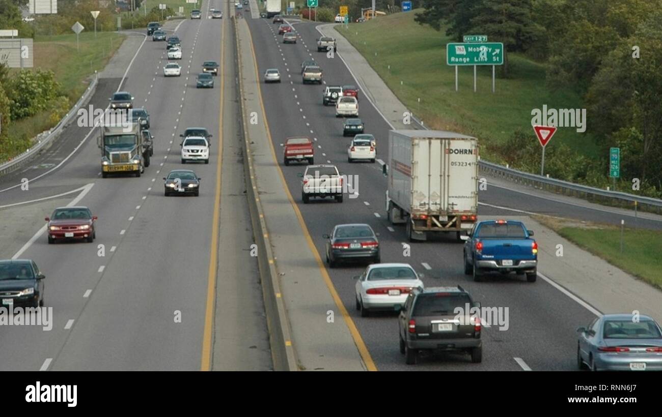 Cars driving on an expressway Stock Photo - Alamy