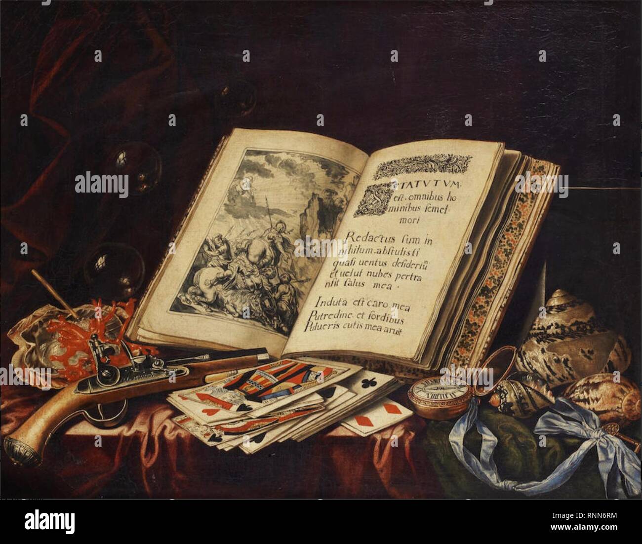 Carstian Luyckx or Simon Renard De Saint-André- A still life of an open ...