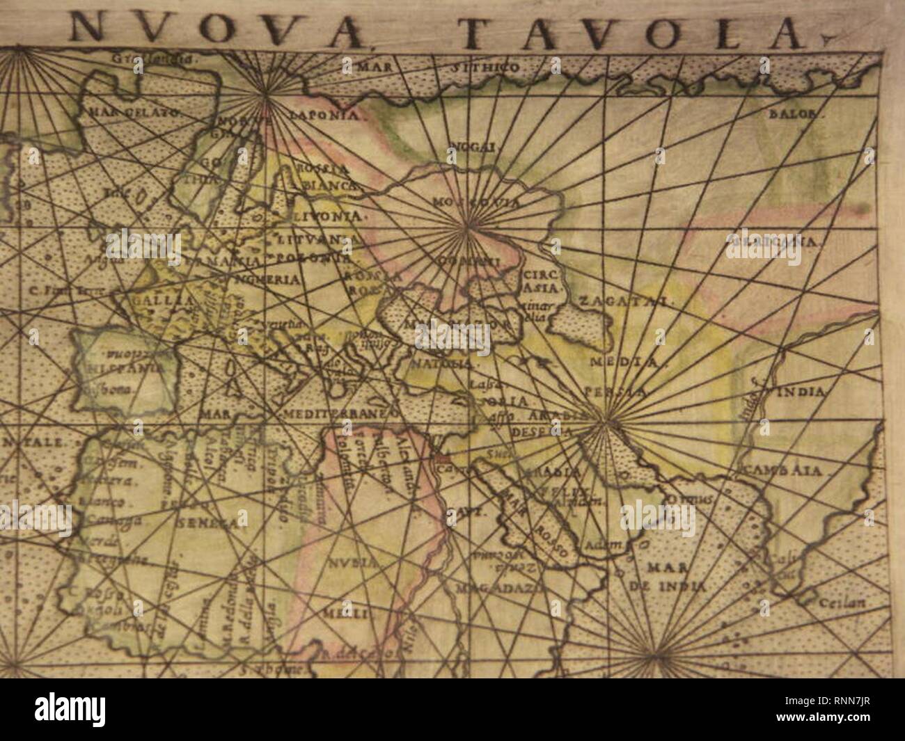 Carta marina map hi-res stock photography and images - Alamy