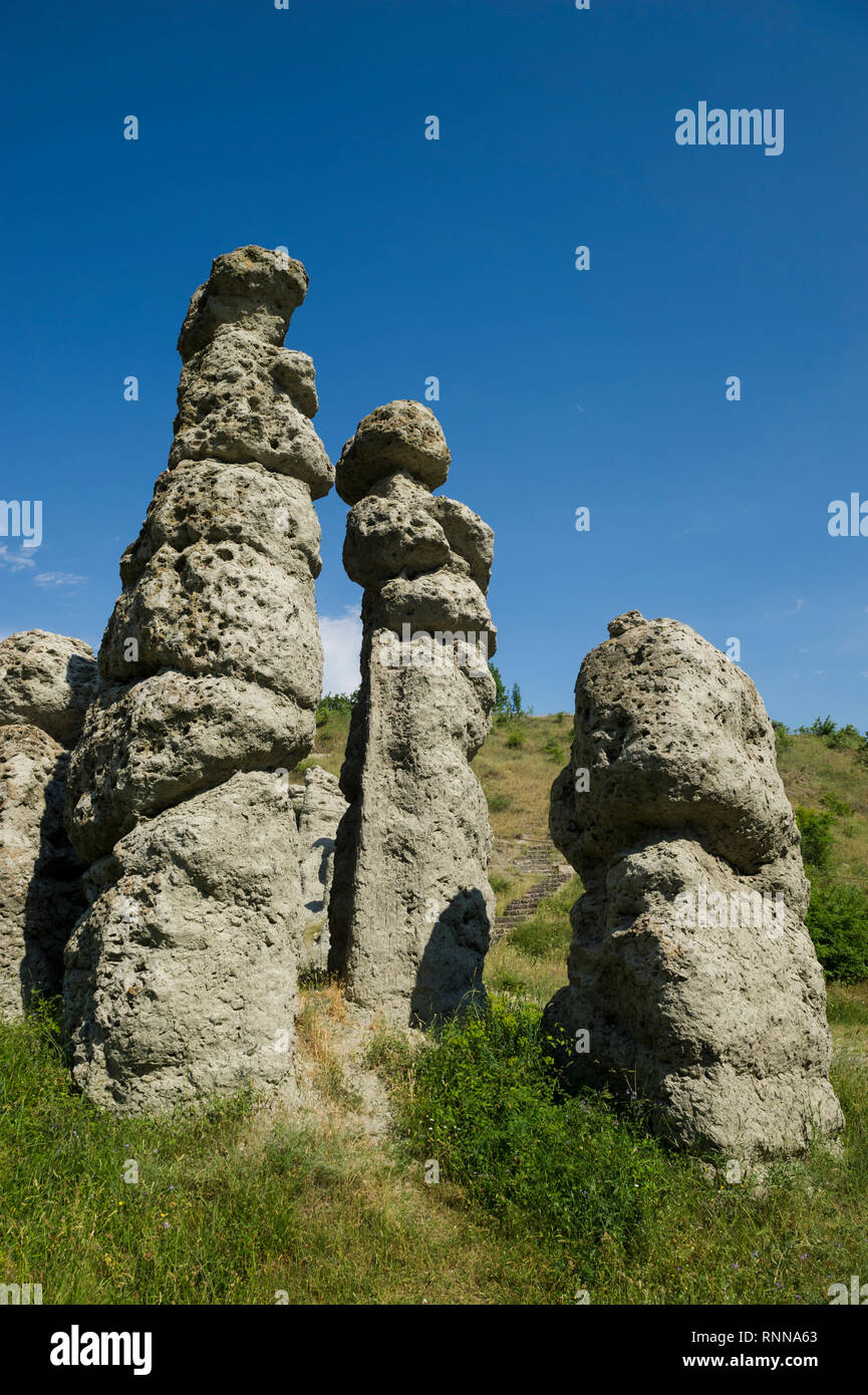 Stone Dolls of Kuklica, Stone Town, rock formation consisting of over ...