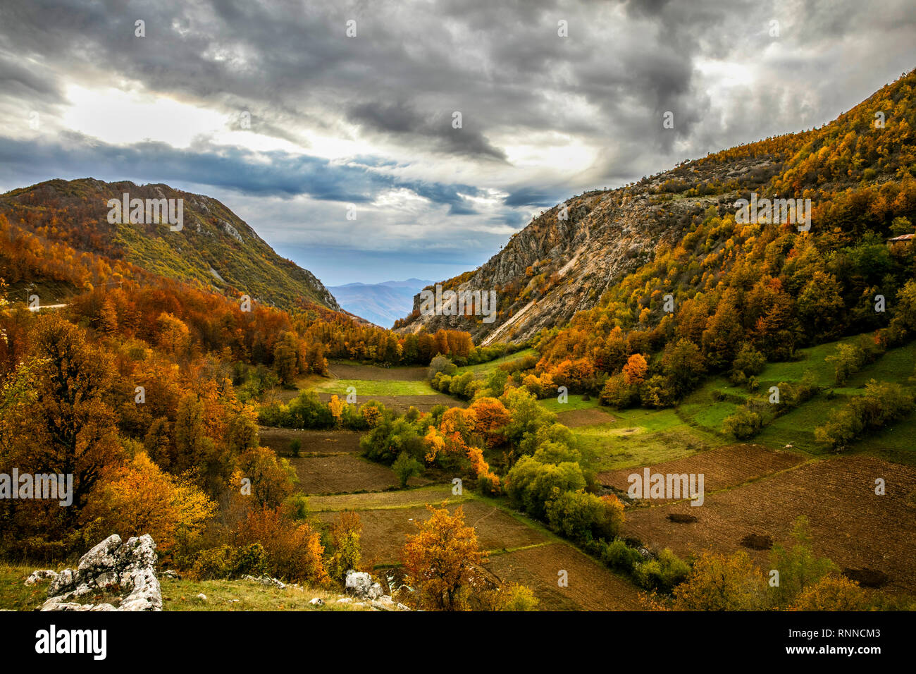 Albania in fall hi-res stock photography and images - Alamy