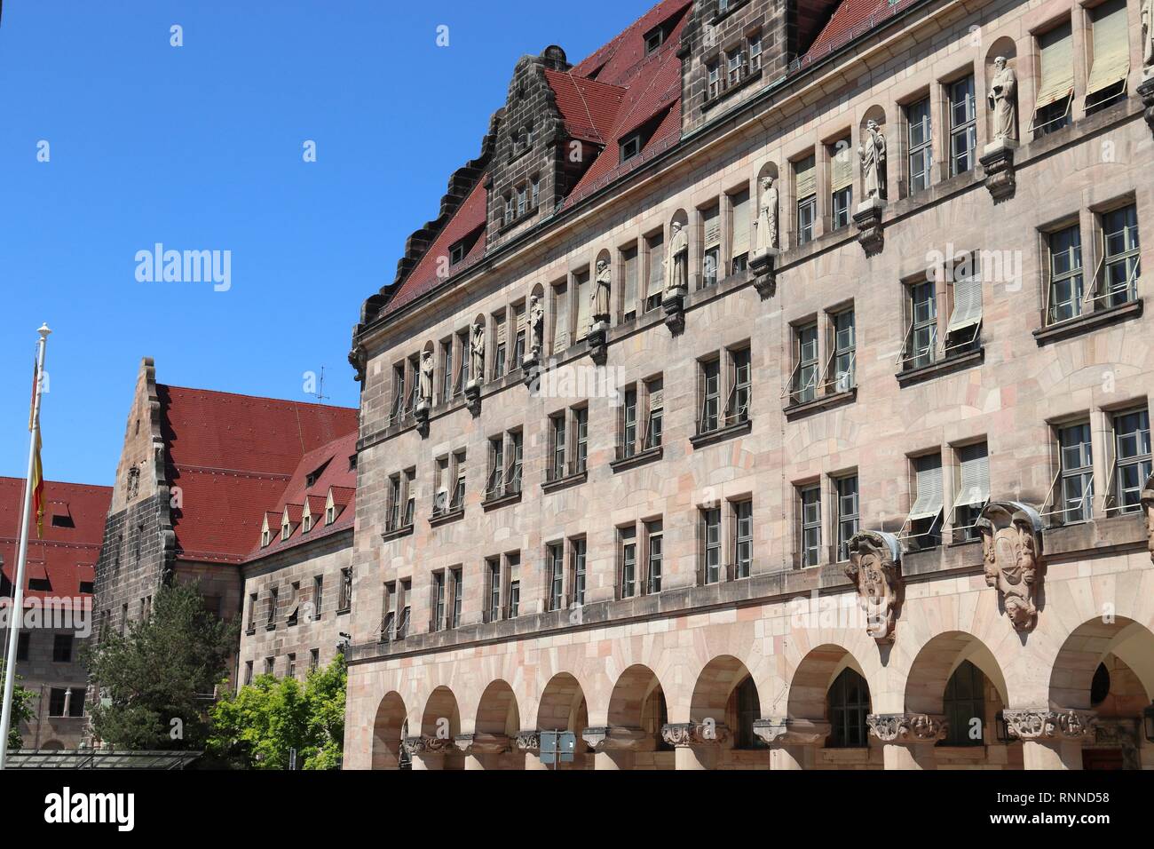 Nuremberg, Germany - Palace of Justice where Nuremberg Trials took ...