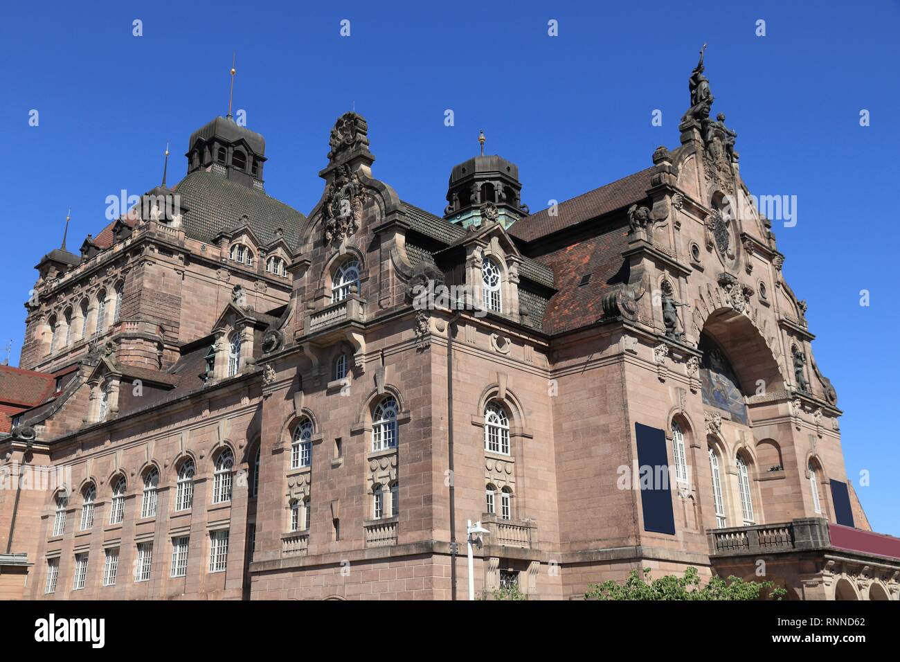 Nurnberg Opernhaus (Opera House) - cultural building in Germany Stock ...