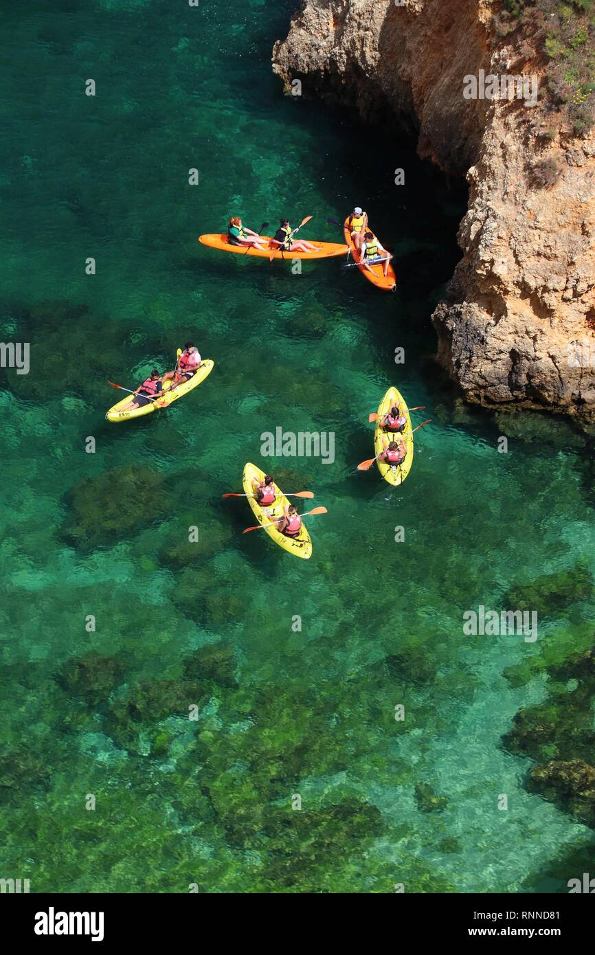 Lagos portugal kayak hi-res stock photography and images - Alamy
