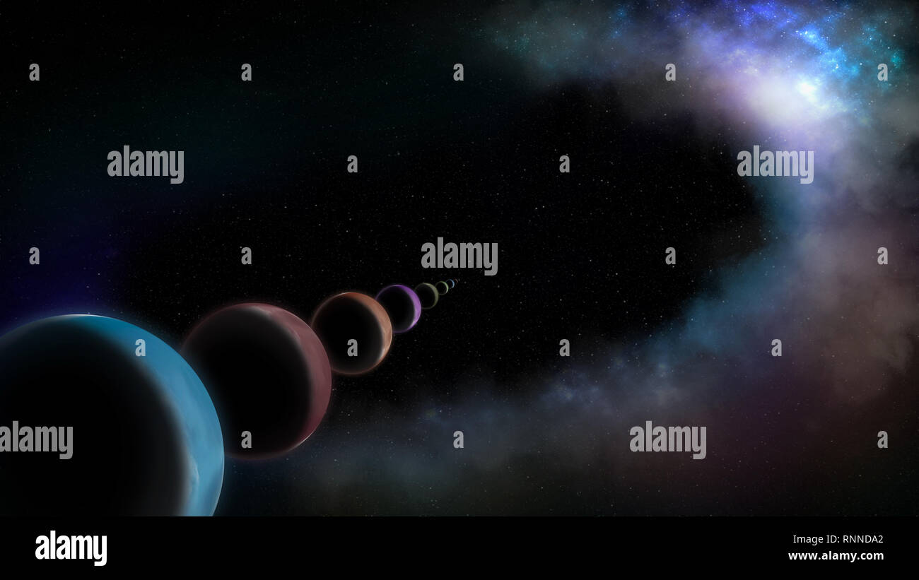 Galaxies planets hi-res stock photography and images - Alamy