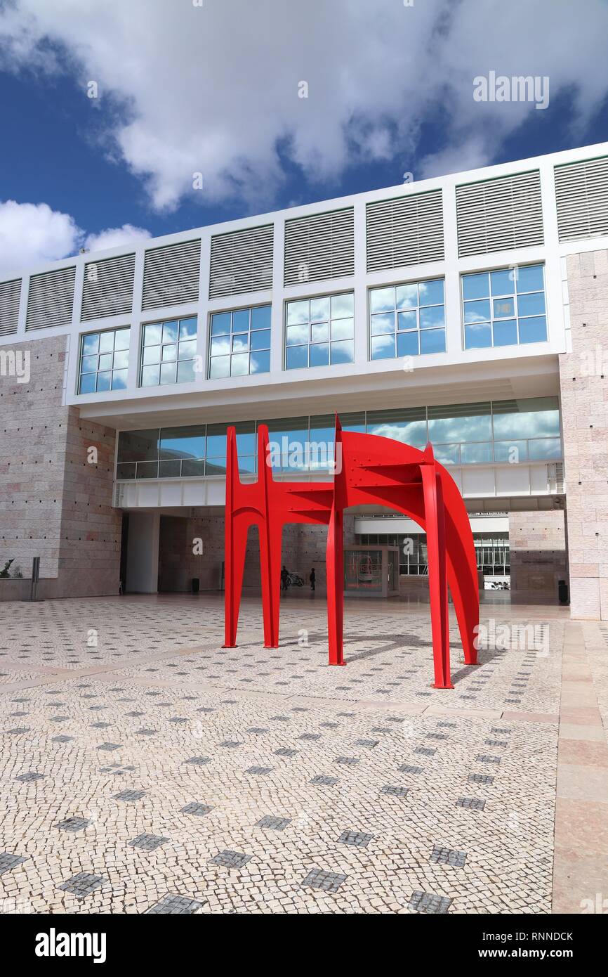 LISBON, PORTUGAL - JUNE 5, 2018: Berardo Collection Museum in Belem ...