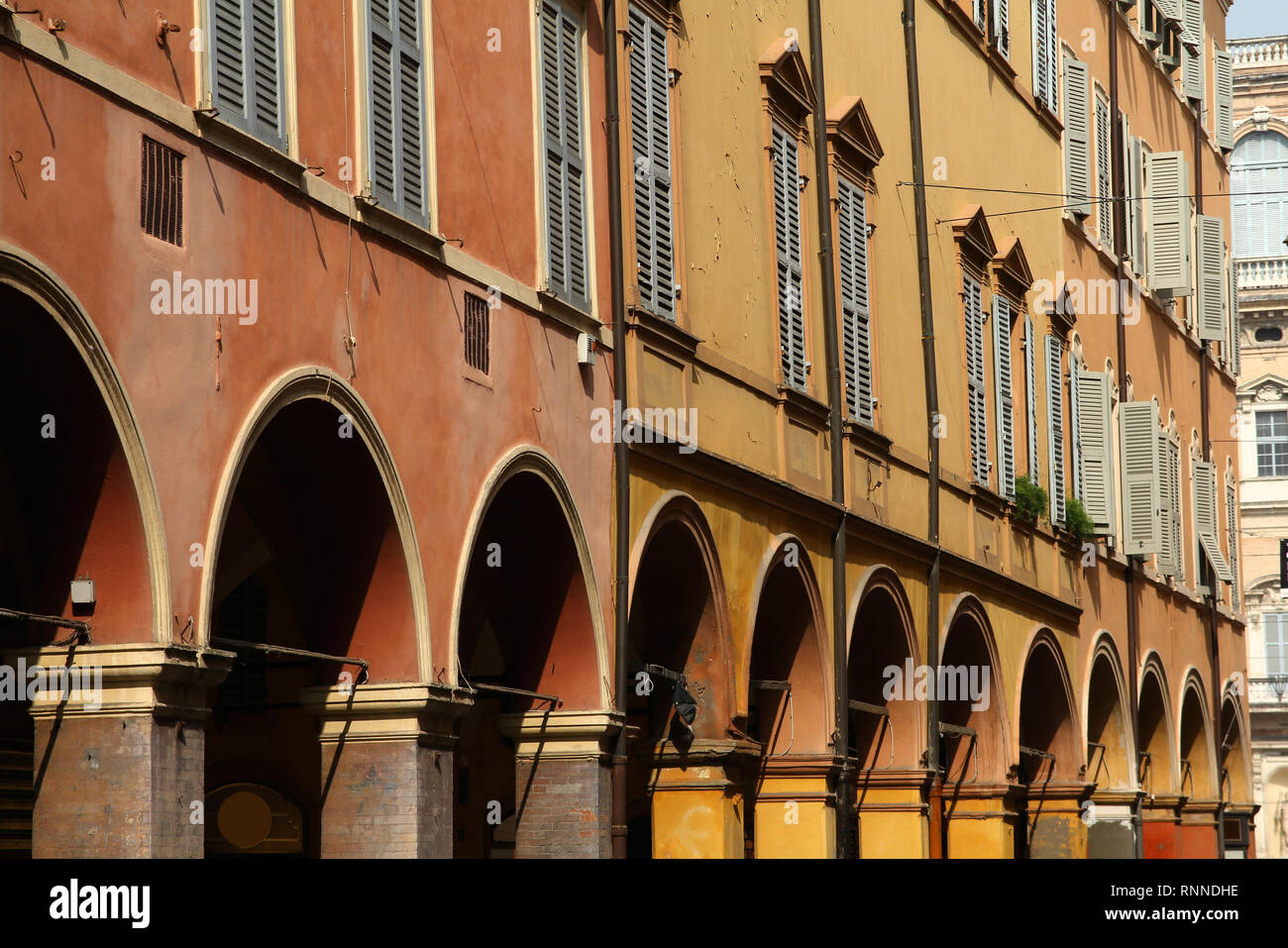 Modena, Italy - Emilia-Romagna region. Colorful Mediterranean ...