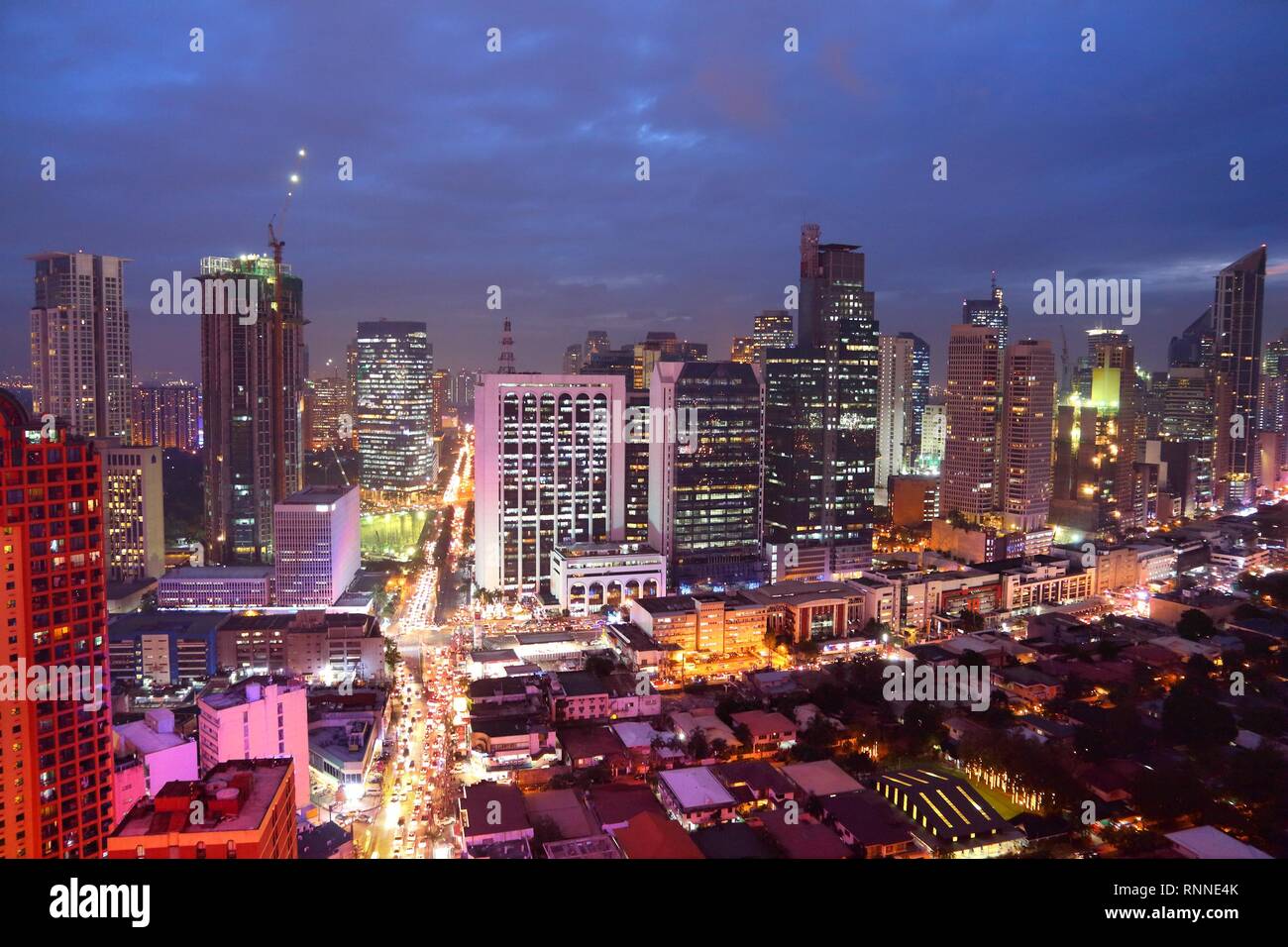 Manila philippines night hi-res stock photography and images - Alamy