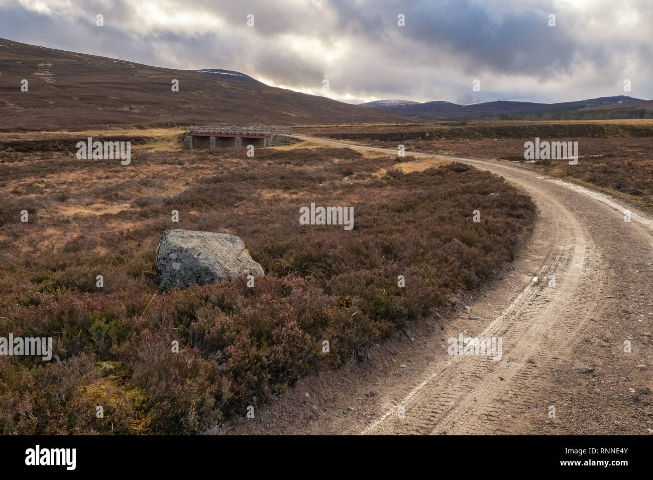 Linn of Dee the river passes east through a 300 metre natural rock ...