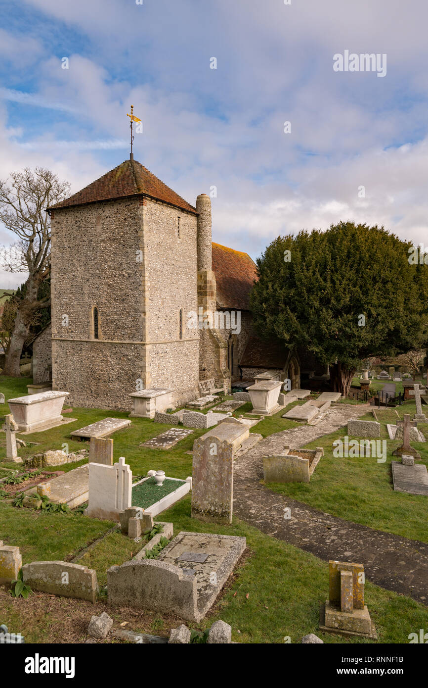 Ovingdean church hi-res stock photography and images - Alamy