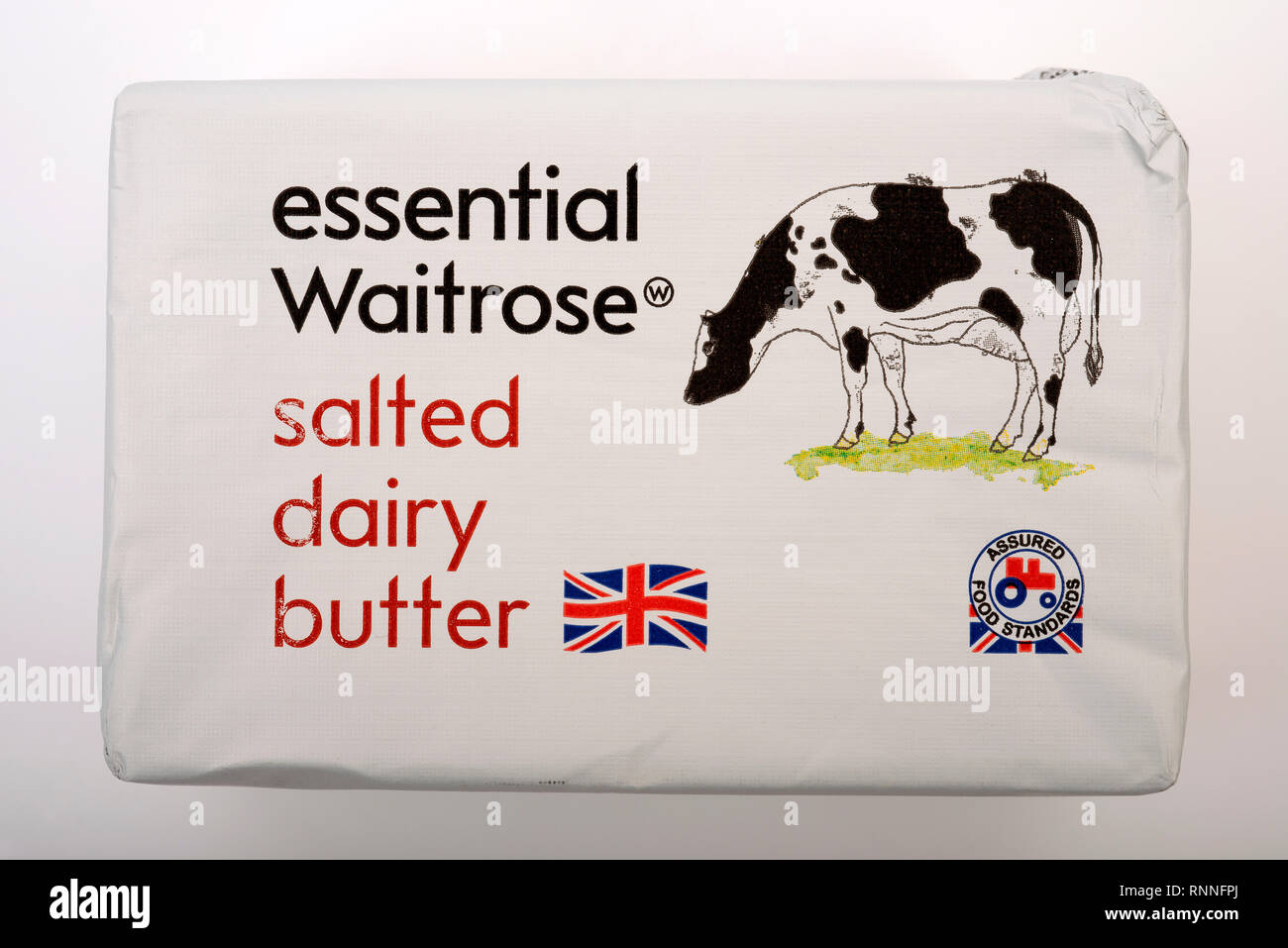Essential Waitrose salted dairy butter Stock Photo - Alamy