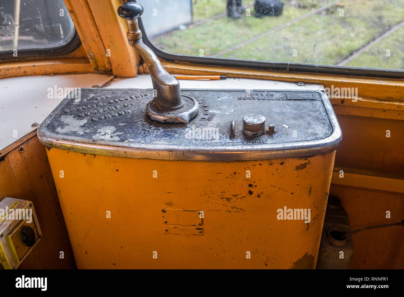 The power control and braking system on Heritage tram Stock Photo - Alamy