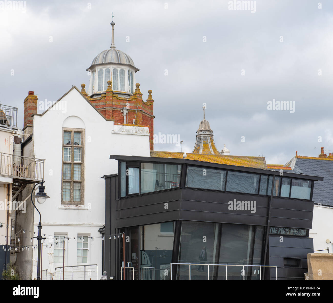 The old and new architecture of Lyme Regis Museum (The Philpot Museum ...