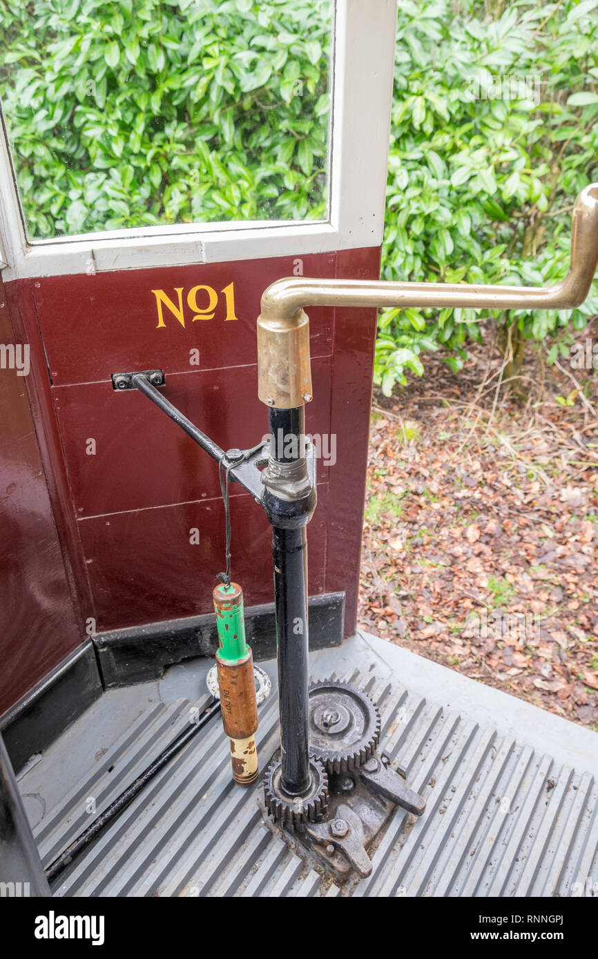 The power control and braking system on Heritage tram Stock Photo - Alamy