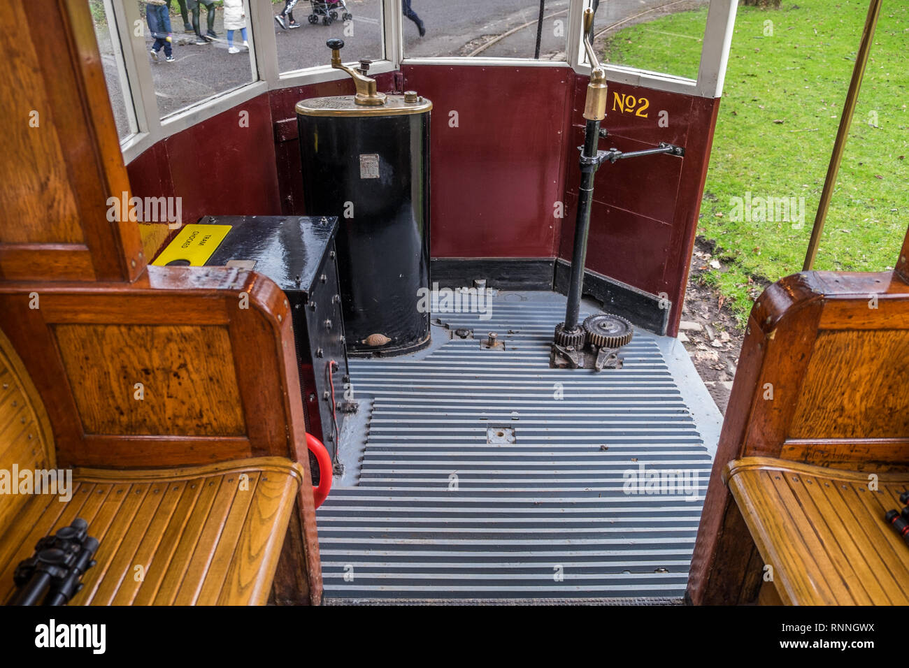 The power control and braking system on Heritage tram Stock Photo - Alamy