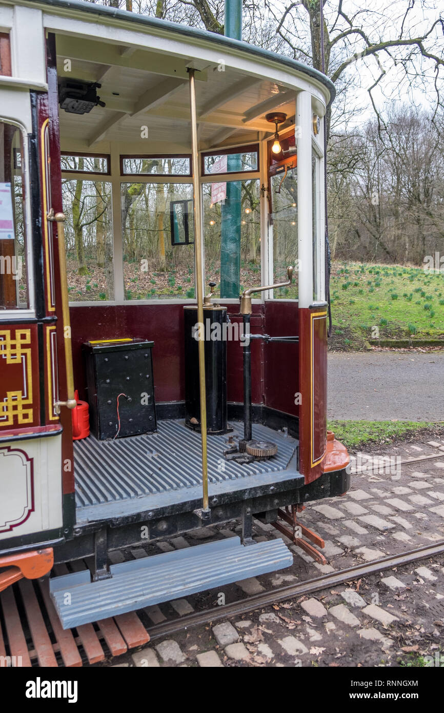 The power control and braking system on Heritage tram Stock Photo - Alamy