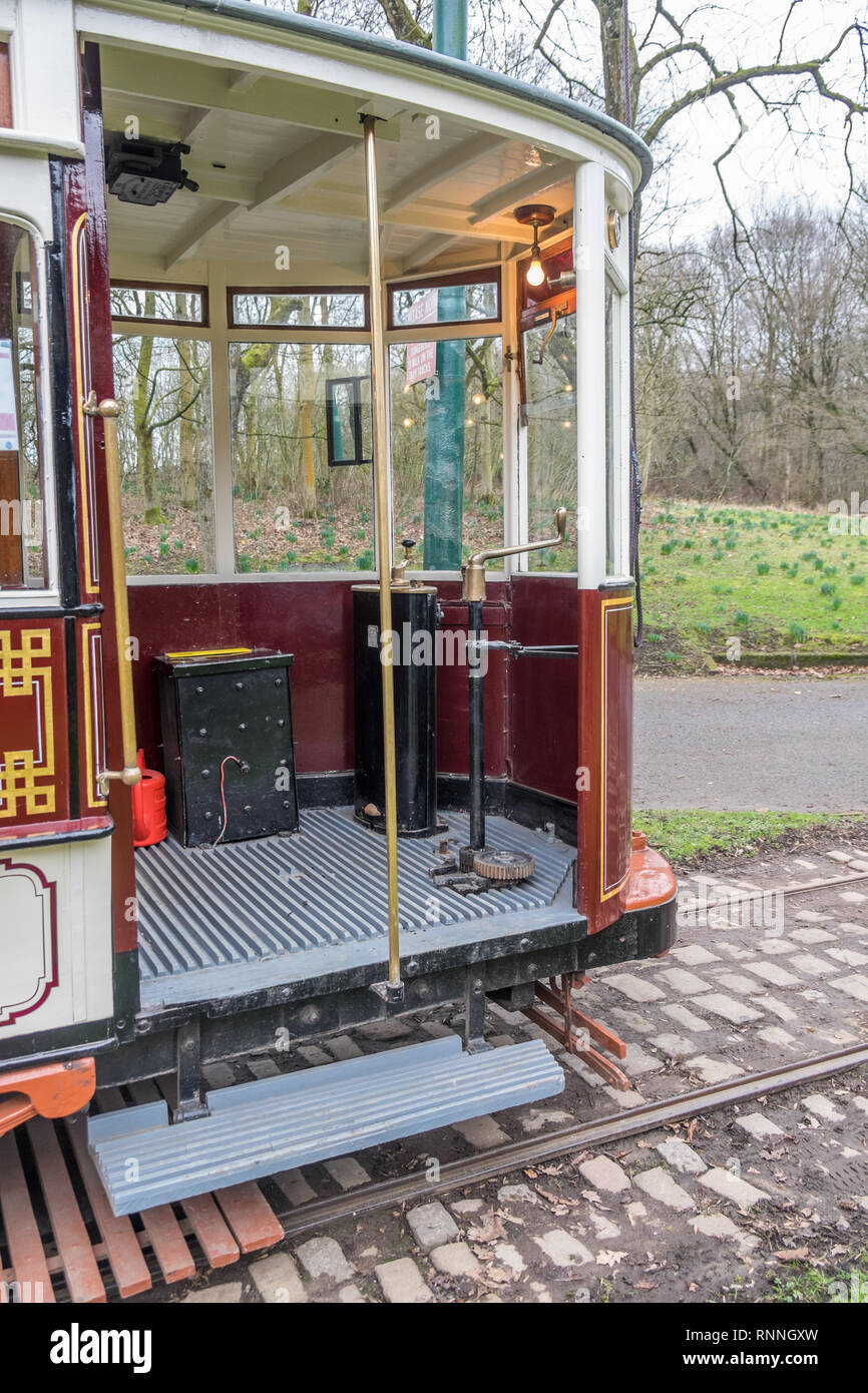 The power control and braking system on Heritage tram Stock Photo - Alamy