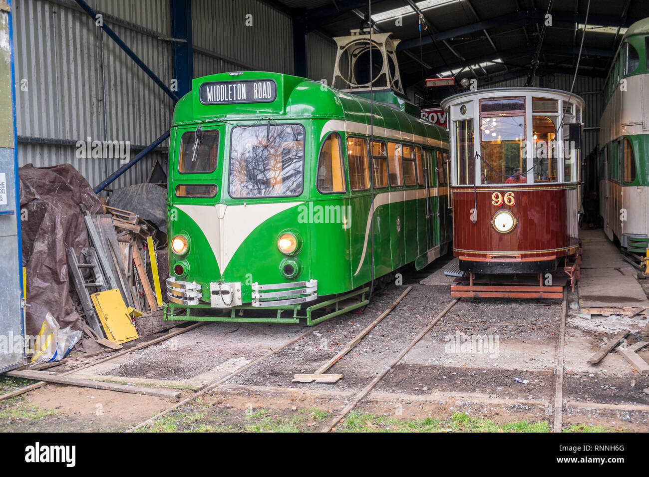 Manchester tram vintage hi-res stock photography and images - Alamy