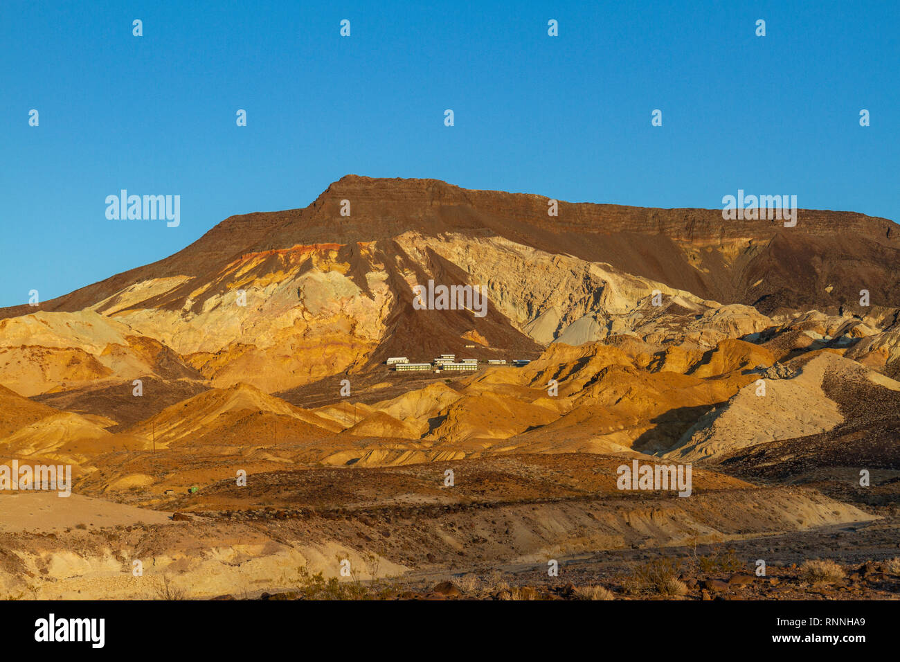 View of Ryan, California from the Furnace Creek Wash Road (on way to ...