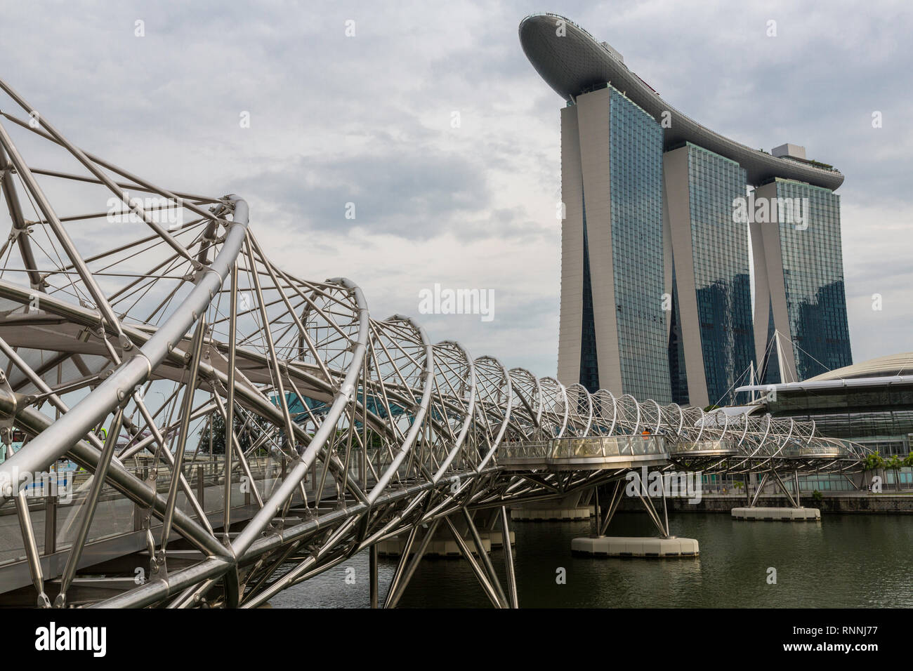Helix bridge hi-res stock photography and images - Alamy