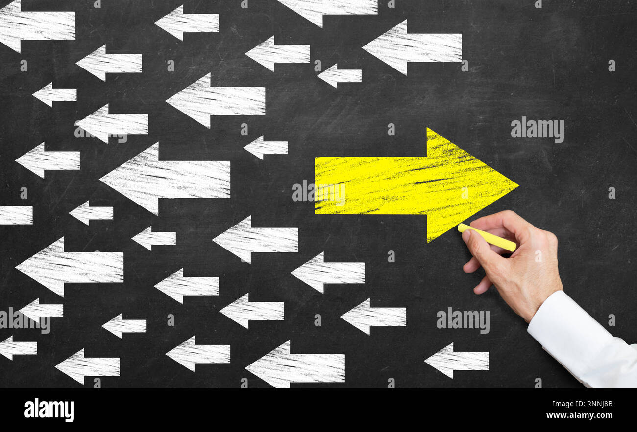 Change arrows hi-res stock photography and images - Alamy