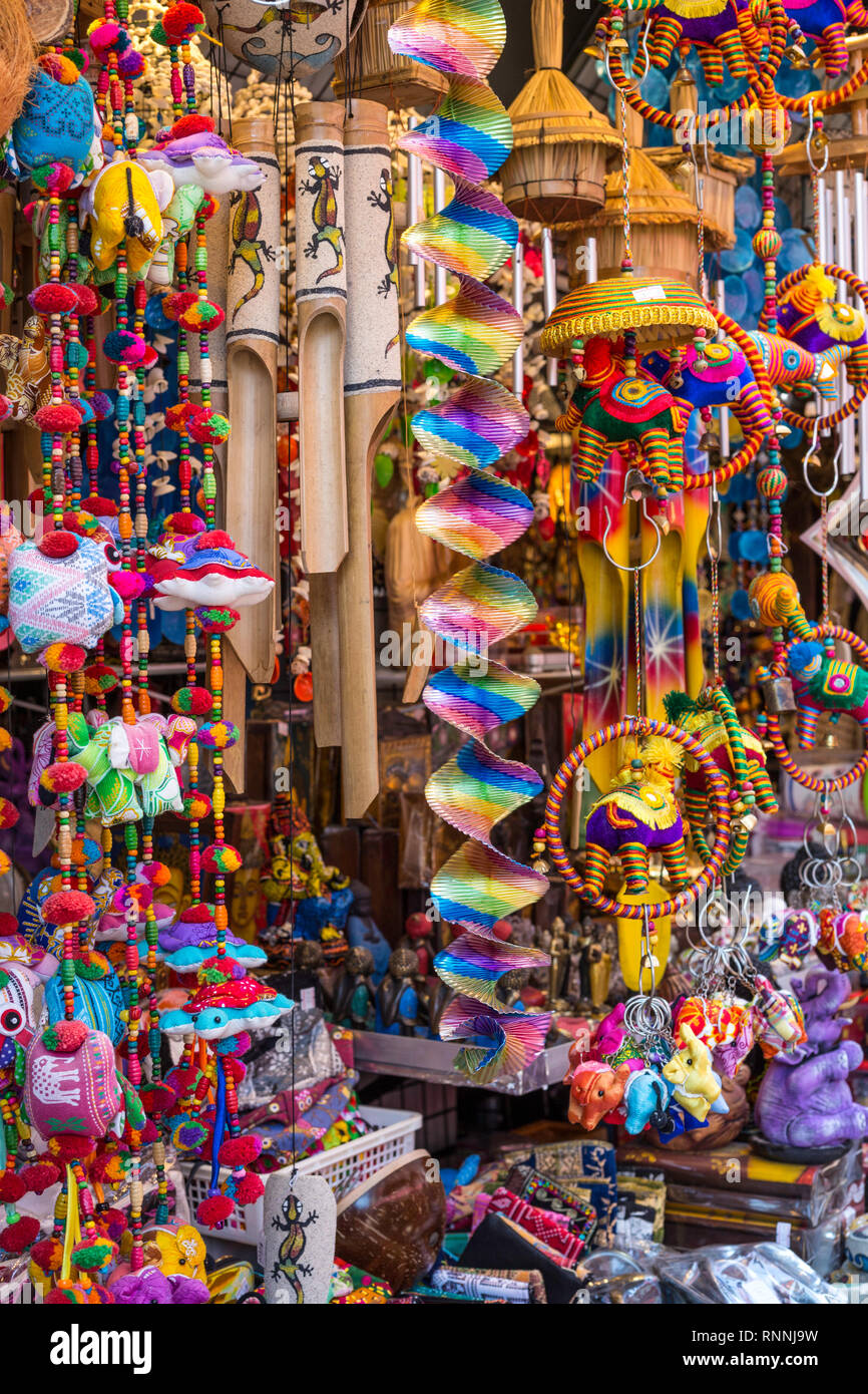 Trinkets and Wall Hangings, Chinatown, Singapore Stock Photo - Alamy
