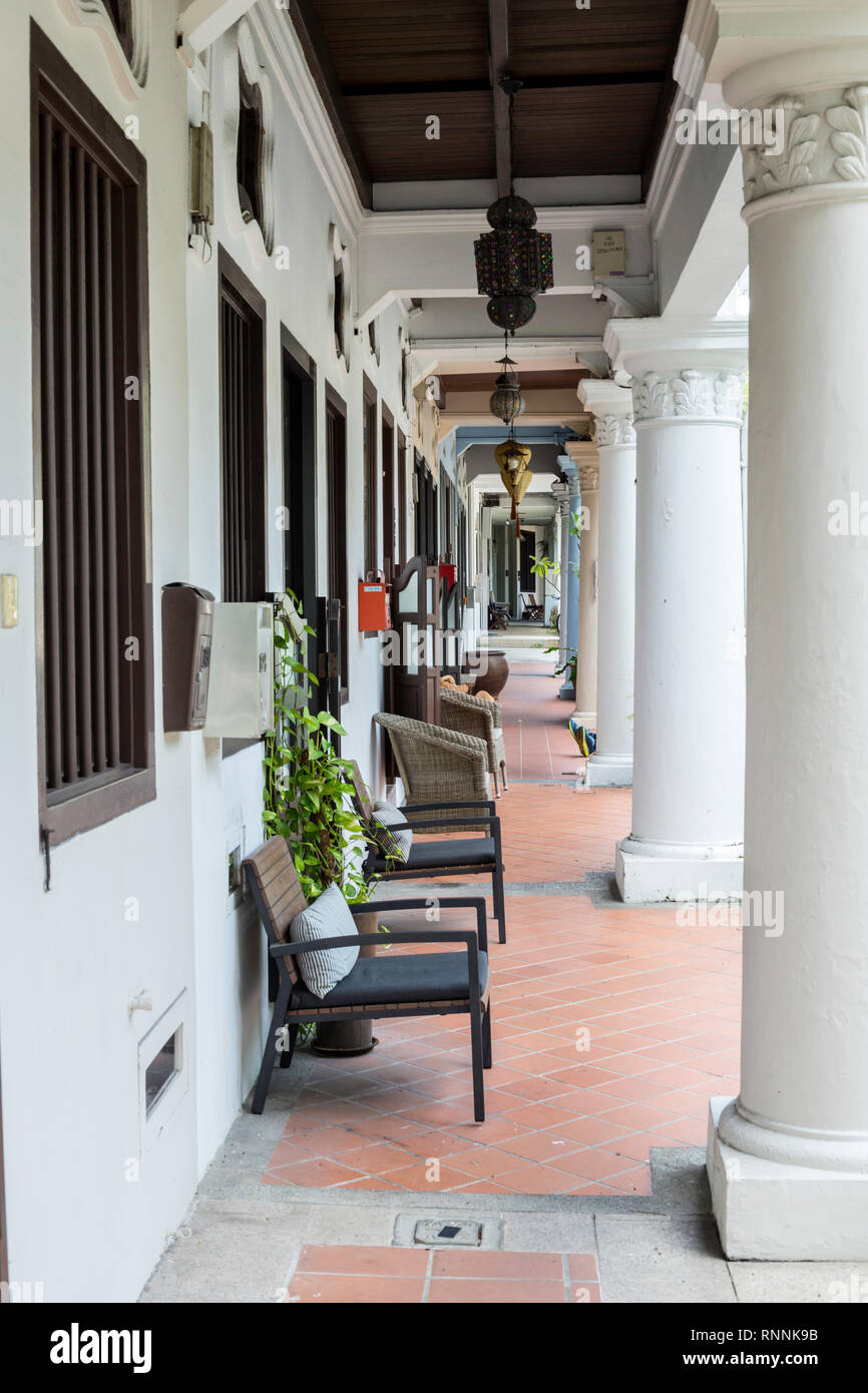 Singapore. Five-foot Walkway Connects Early Twentieth Century Houses on ...