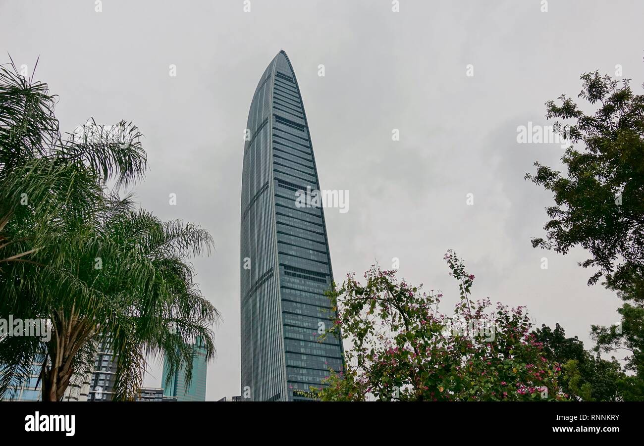 Kingkey finance tower hi-res stock photography and images - Alamy