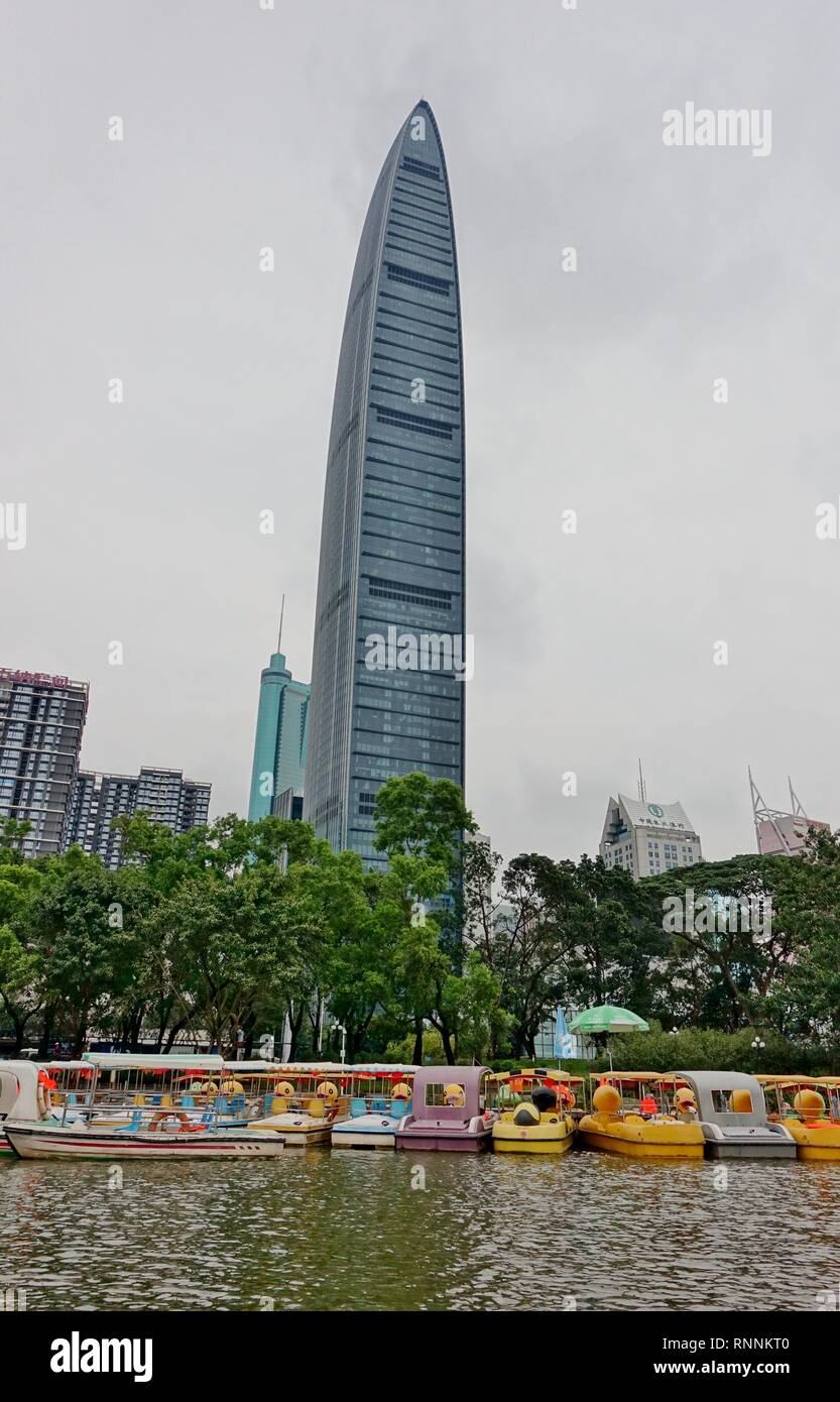 Kingkey finance tower hi-res stock photography and images - Alamy