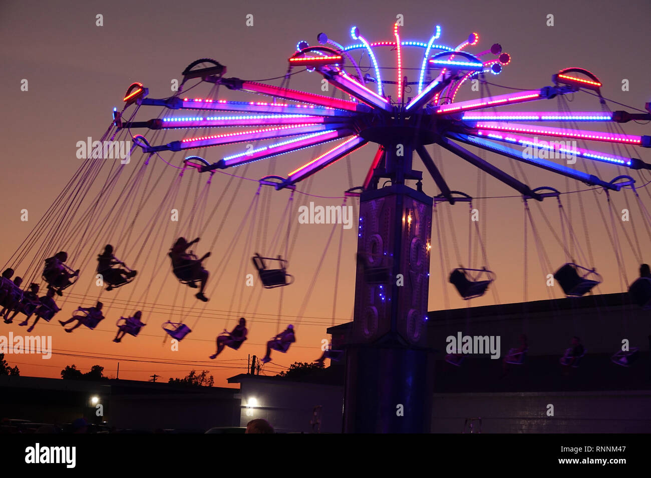 American amusement park rides hi-res stock photography and images - Alamy