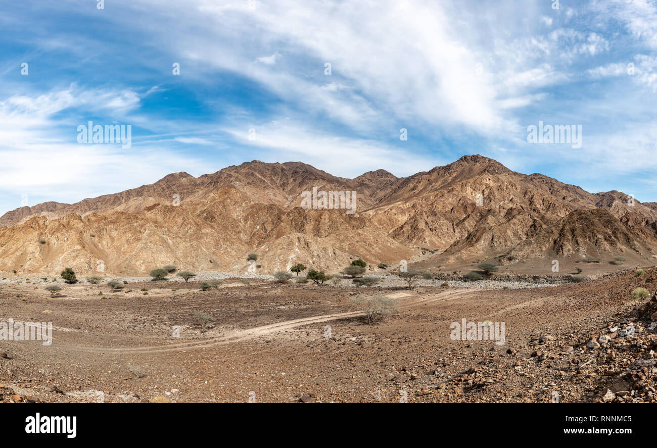 Arid Mountains, desert landscape Stock Photo - Alamy