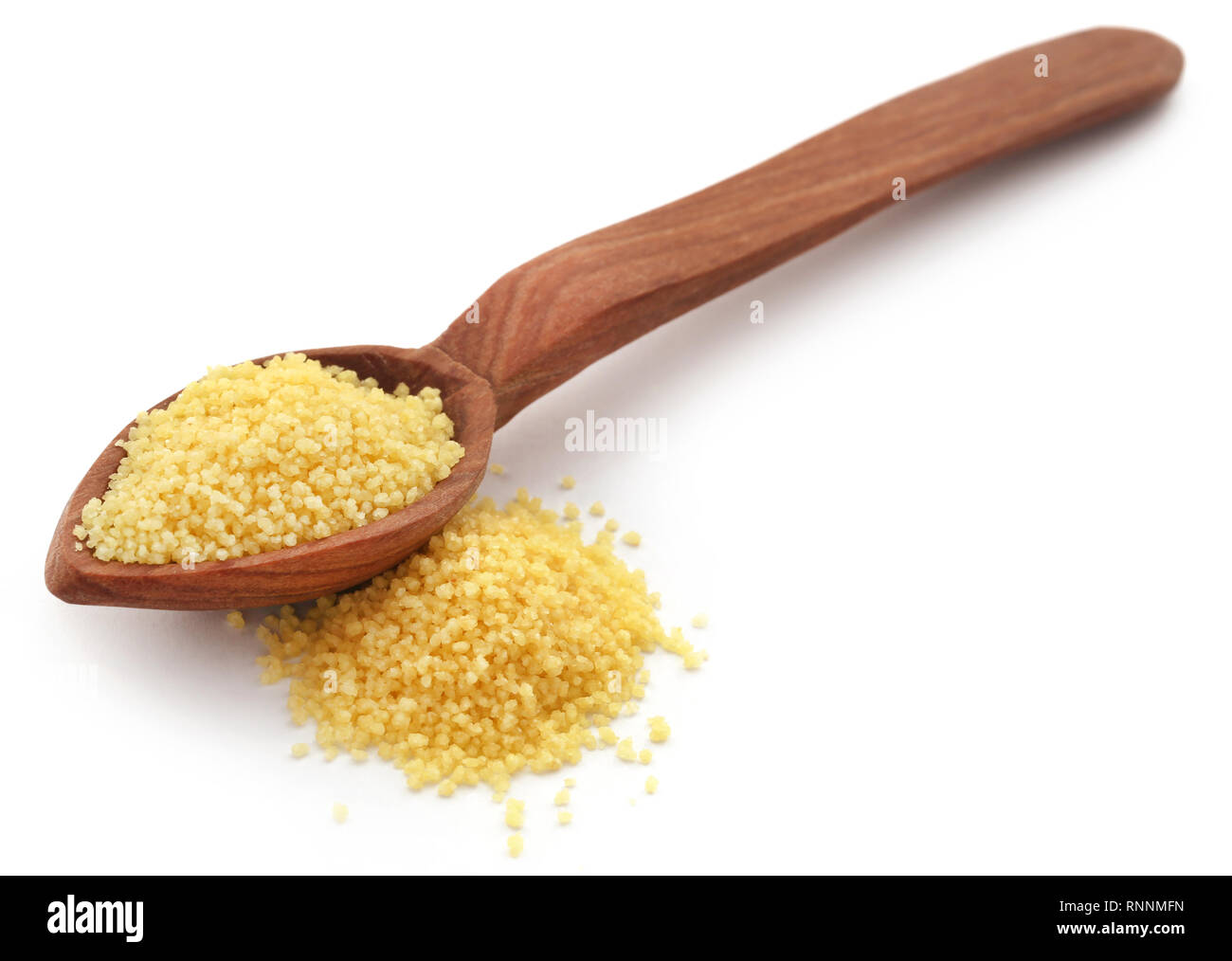Couscous a North African cuisine over white background Stock Photo - Alamy