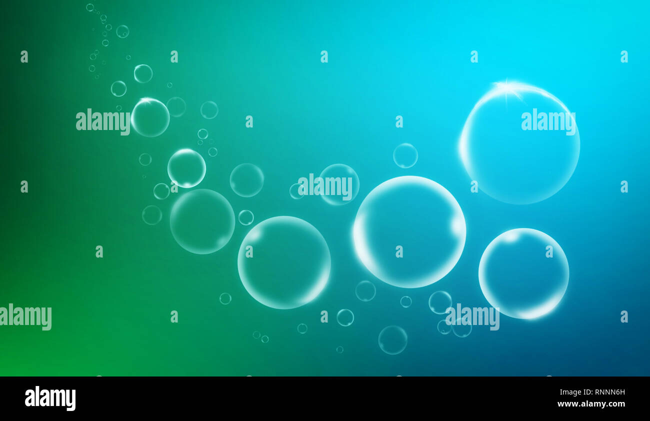 Clean quality water bubble liquid background for modern backgrounds ...