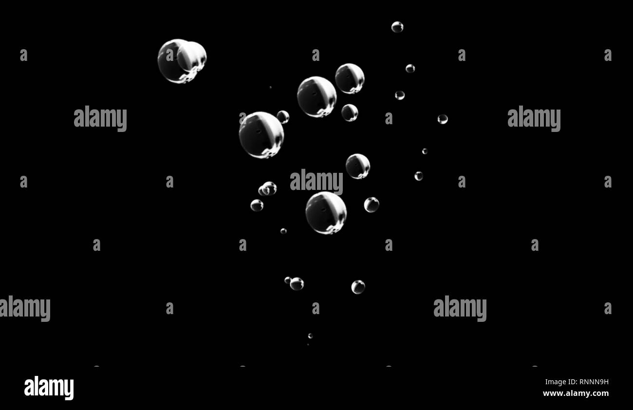 Bubbles underwater texture overlays on isolated background Stock Photo ...