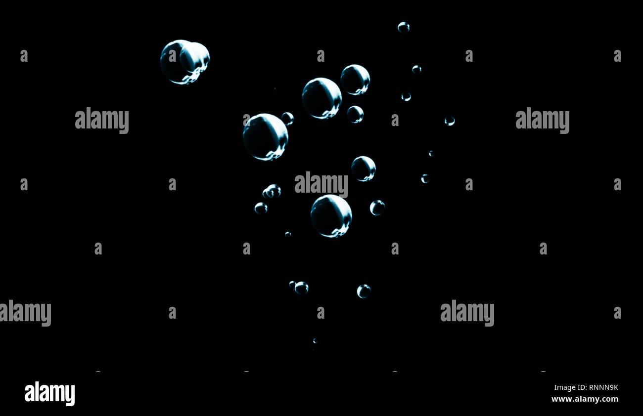 Bubbles underwater texture overlays on isolated background Stock Photo ...