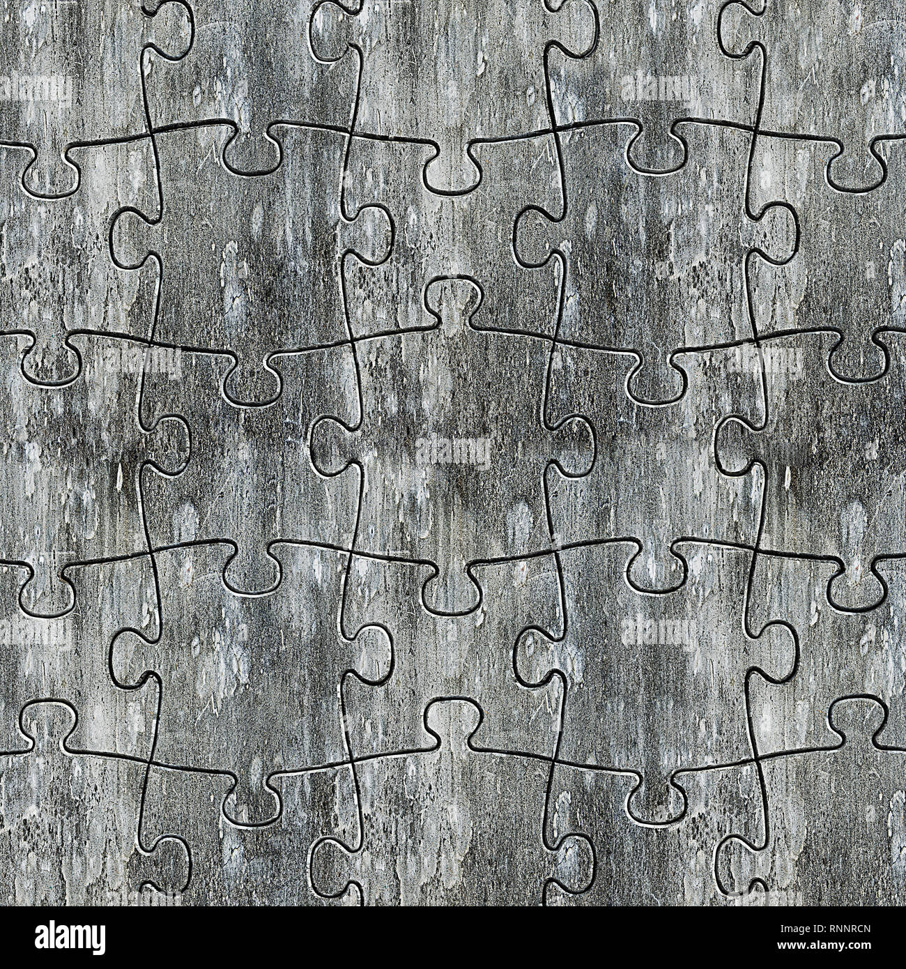 Concrete puzzles wall, full frame Stock Photo - Alamy
