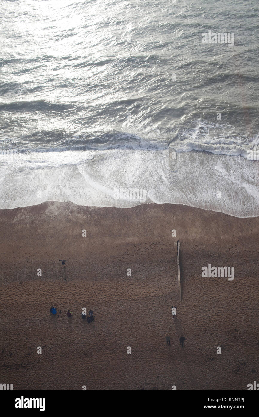 Brighton sand beach, United Kingdom Stock Photo - Alamy