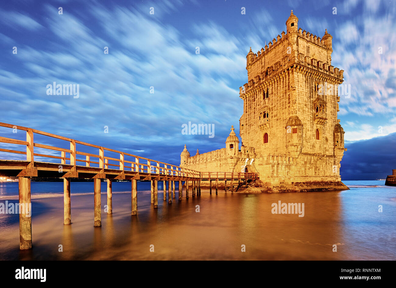 Belem by night hi-res stock photography and images - Alamy