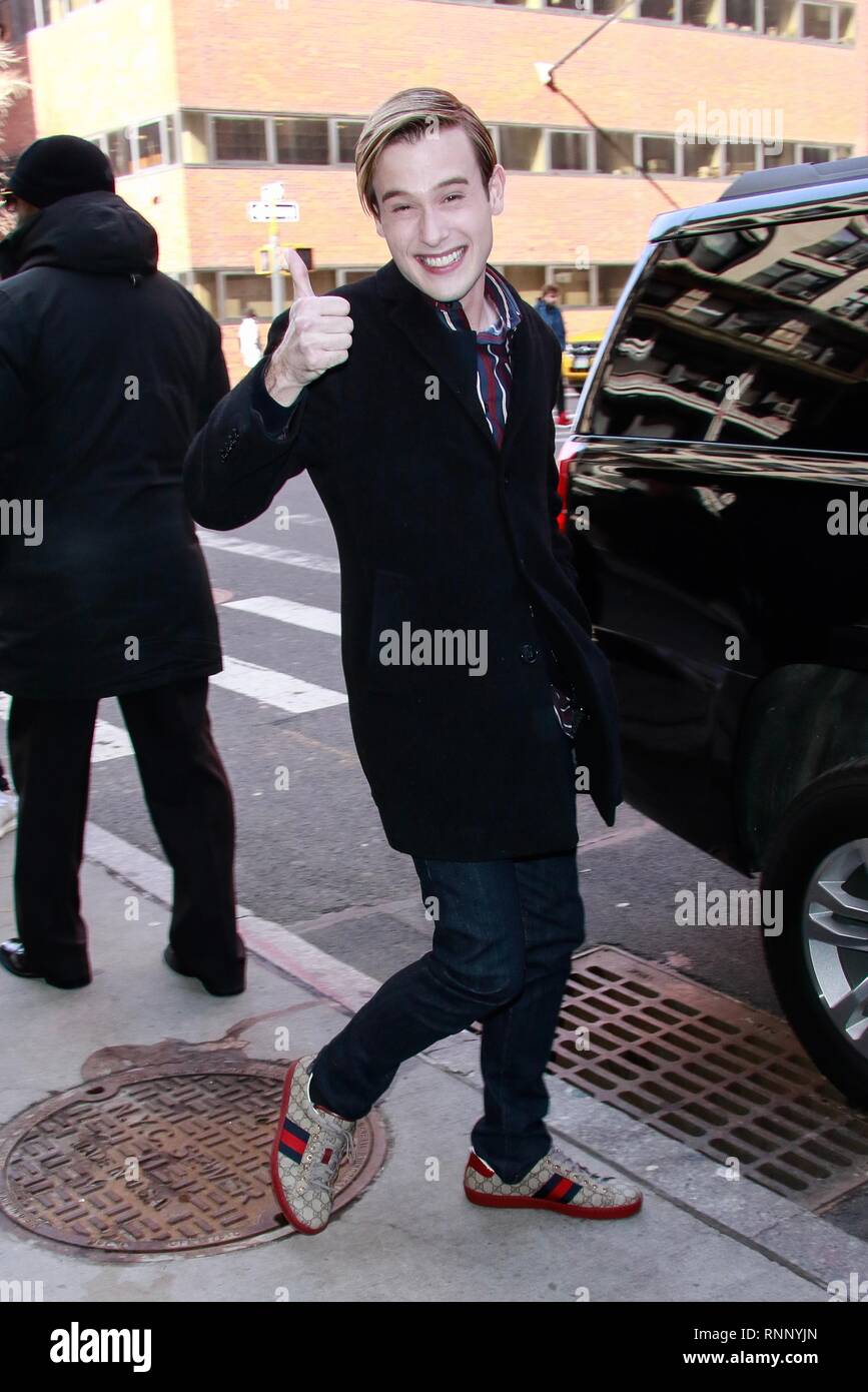 New York, USA. 19th Feb, 2019. Tyler Henry at BUILD SERIES on February ...