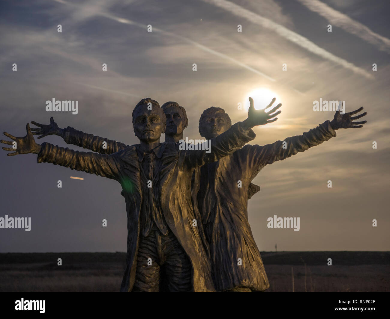 Leysdown, Kent, UK. 19th February, 2019. UK Weather: the full super ...