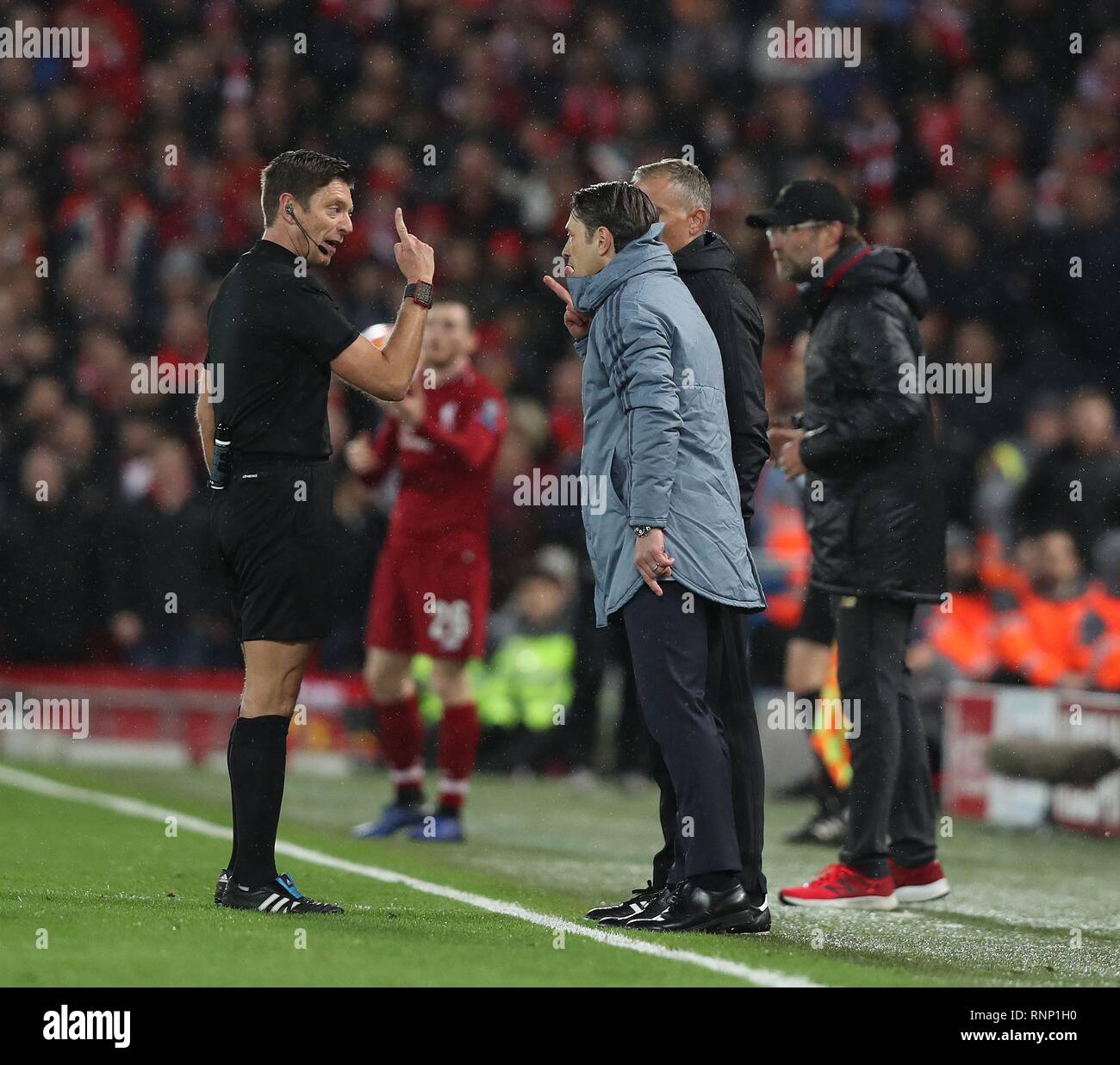 Liverpool, UK. 19th Feb, 2019. firo: 19.02.2019, Football, Champions ...