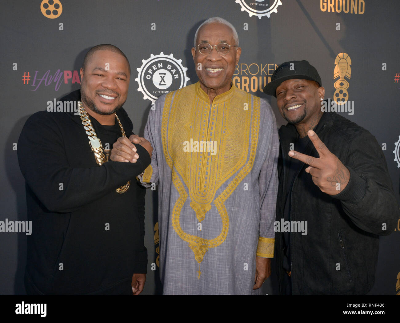LOS ANGELES, CA-FEBURARY 18: Alvin 'Xzibit' Joiner, Ayuko Babu, James ...