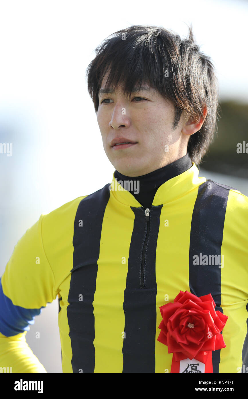 Fukuoka, Japan. 17th Feb, 2019. Genki Maruyama Horse Racing : Jockey ...