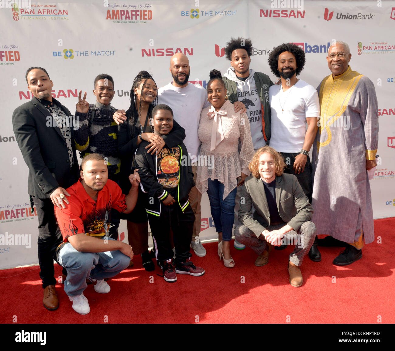 LOS ANGELES, CA-FEBURARY 18: Chris Watkins, Dante Brown, Sade Joseph ...